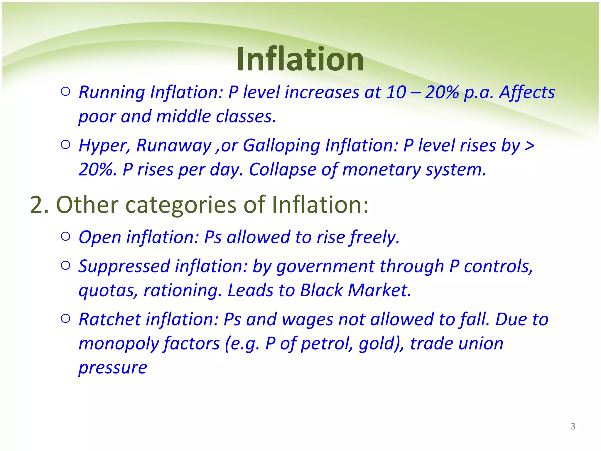Inflation - causes and measurement | PPS