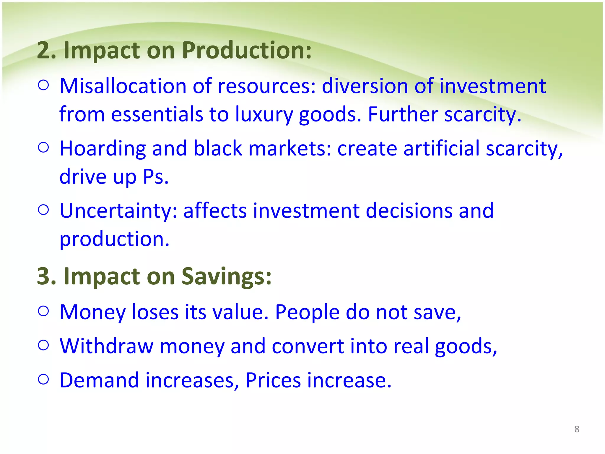 Inflation - causes and measurement | PPS