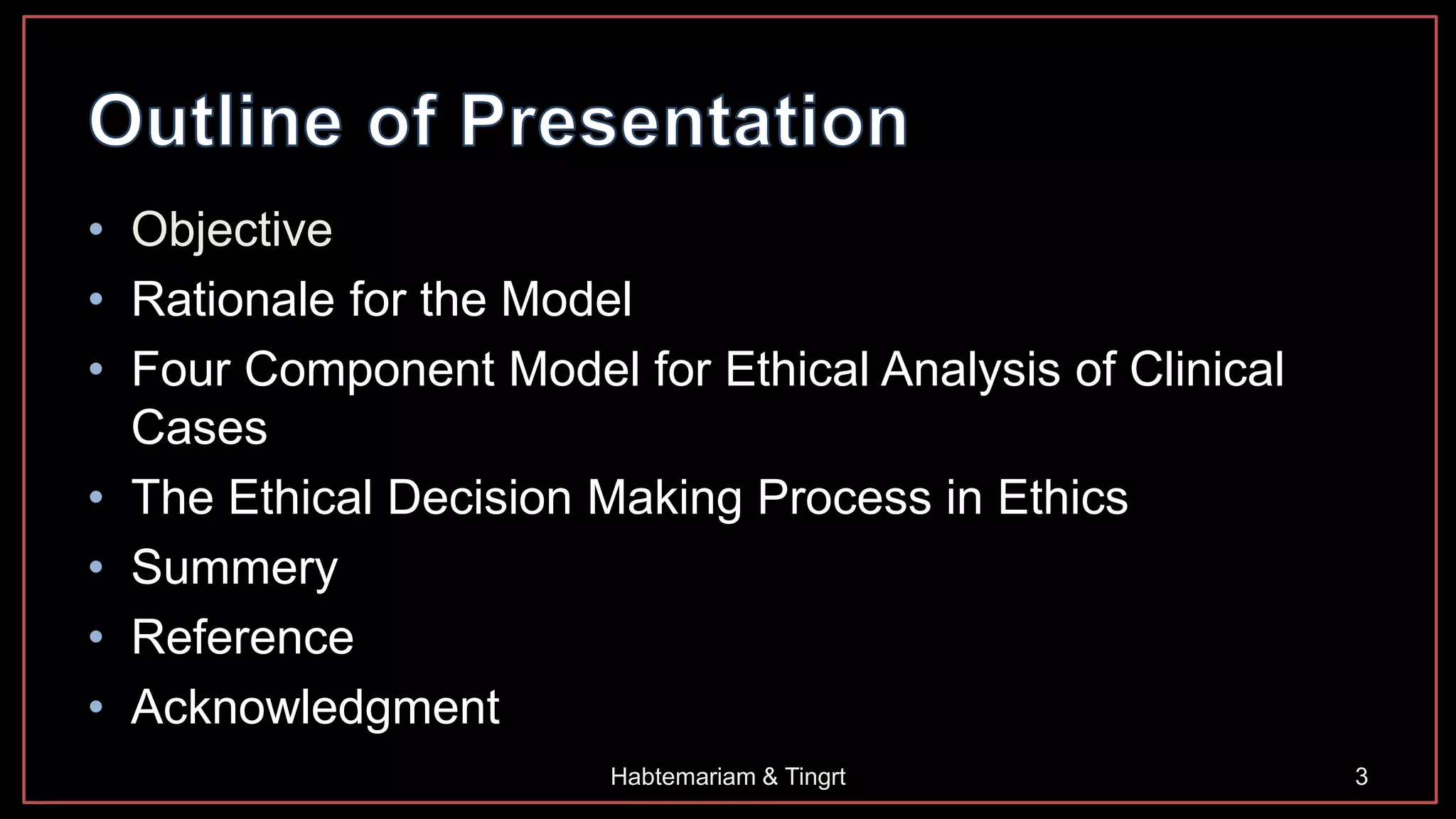 Model for Clinical Analysis of Clinical Cases | PPT