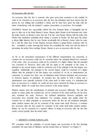 Abetment and Criminal Conspiracy under English and Indian law | DOCX