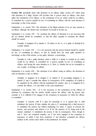 Abetment and Criminal Conspiracy under English and Indian law | DOCX