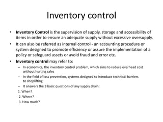 Unit 5-IE6605 & PRODUCTION PLANNING AND CONTROL | PPT