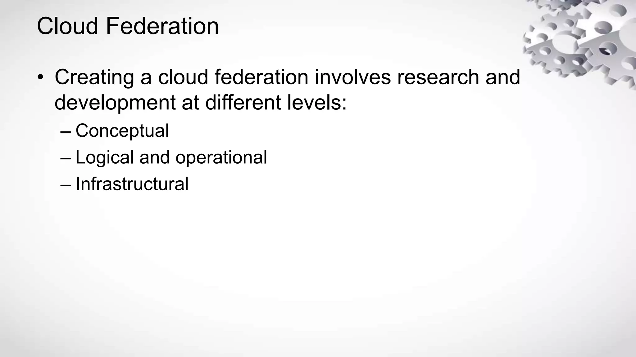 Unit5 Cloud Federation, | PPTX