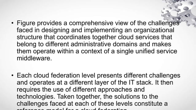 Unit5 Cloud Federation, | PPTX