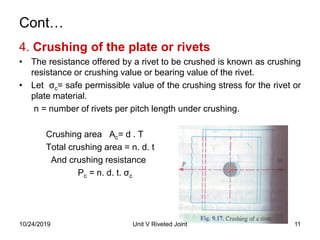 Unit 5.1 Riveted joints | PDF