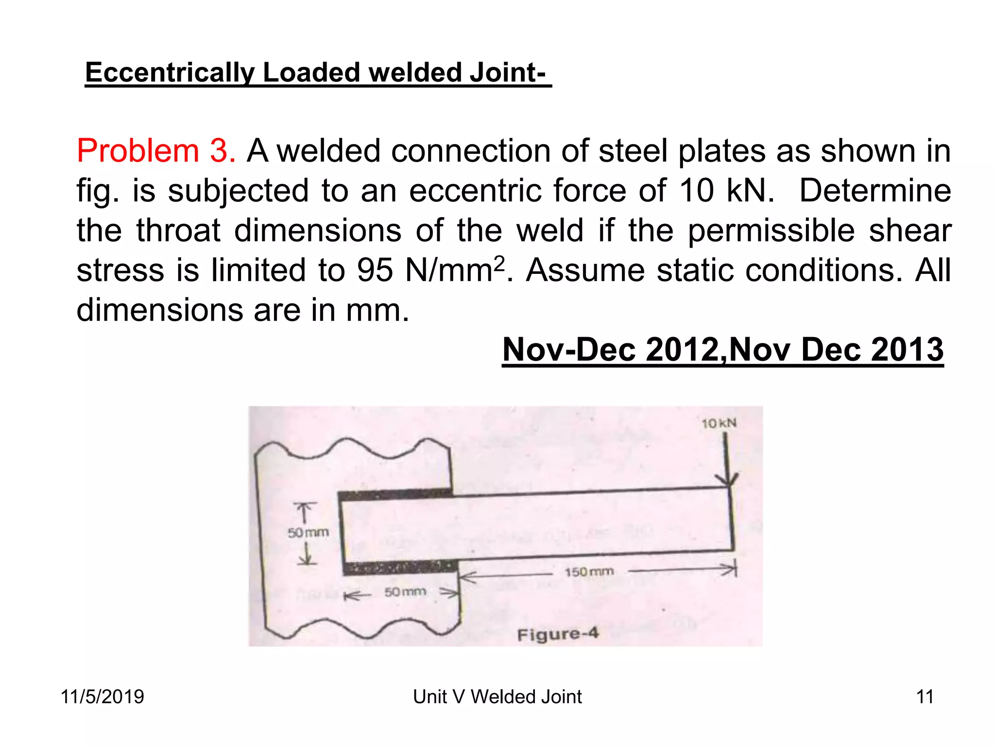 Unit 5.2 Welded joints | PDF
