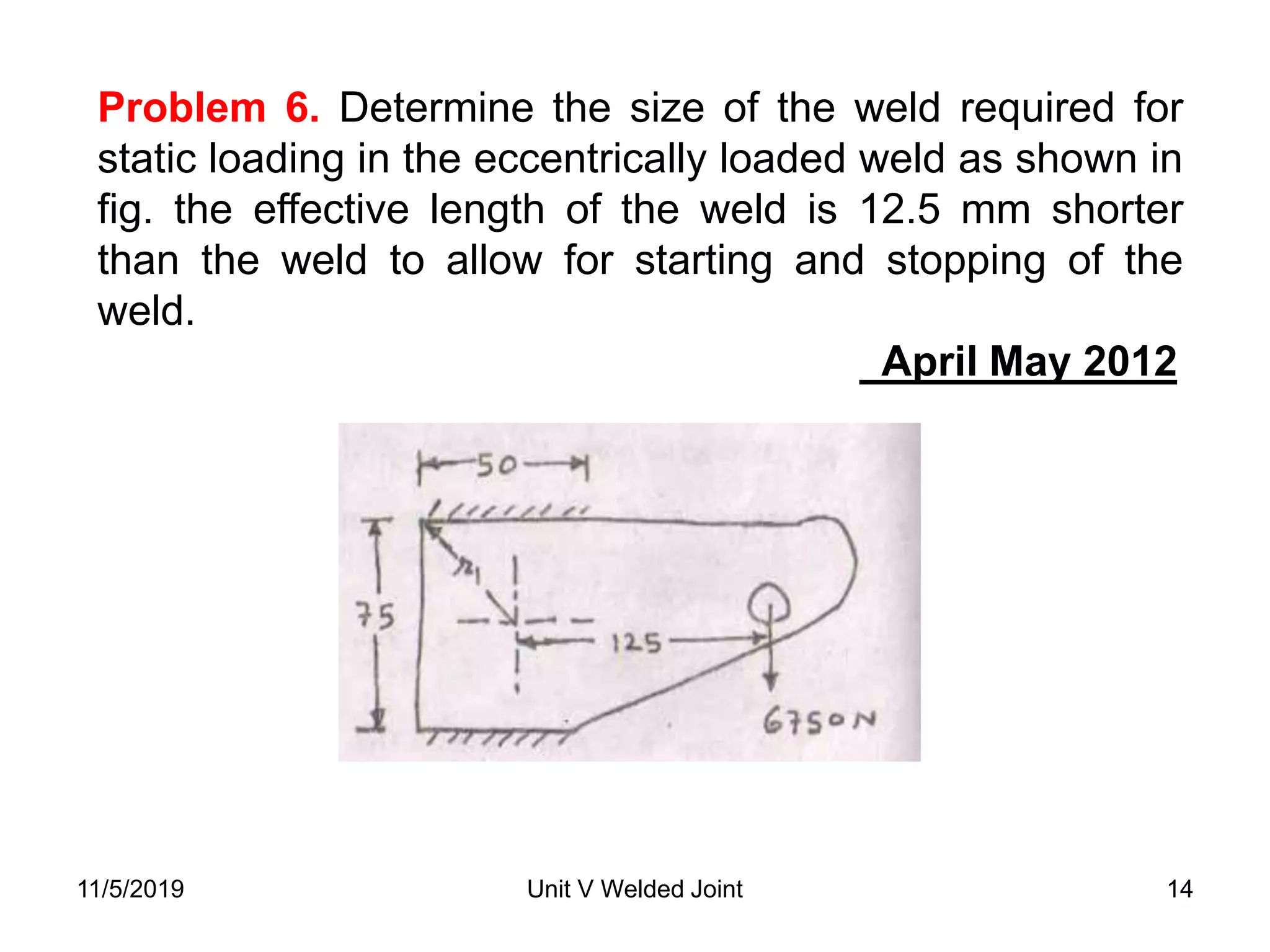 Unit 5.2 Welded joints | PDF