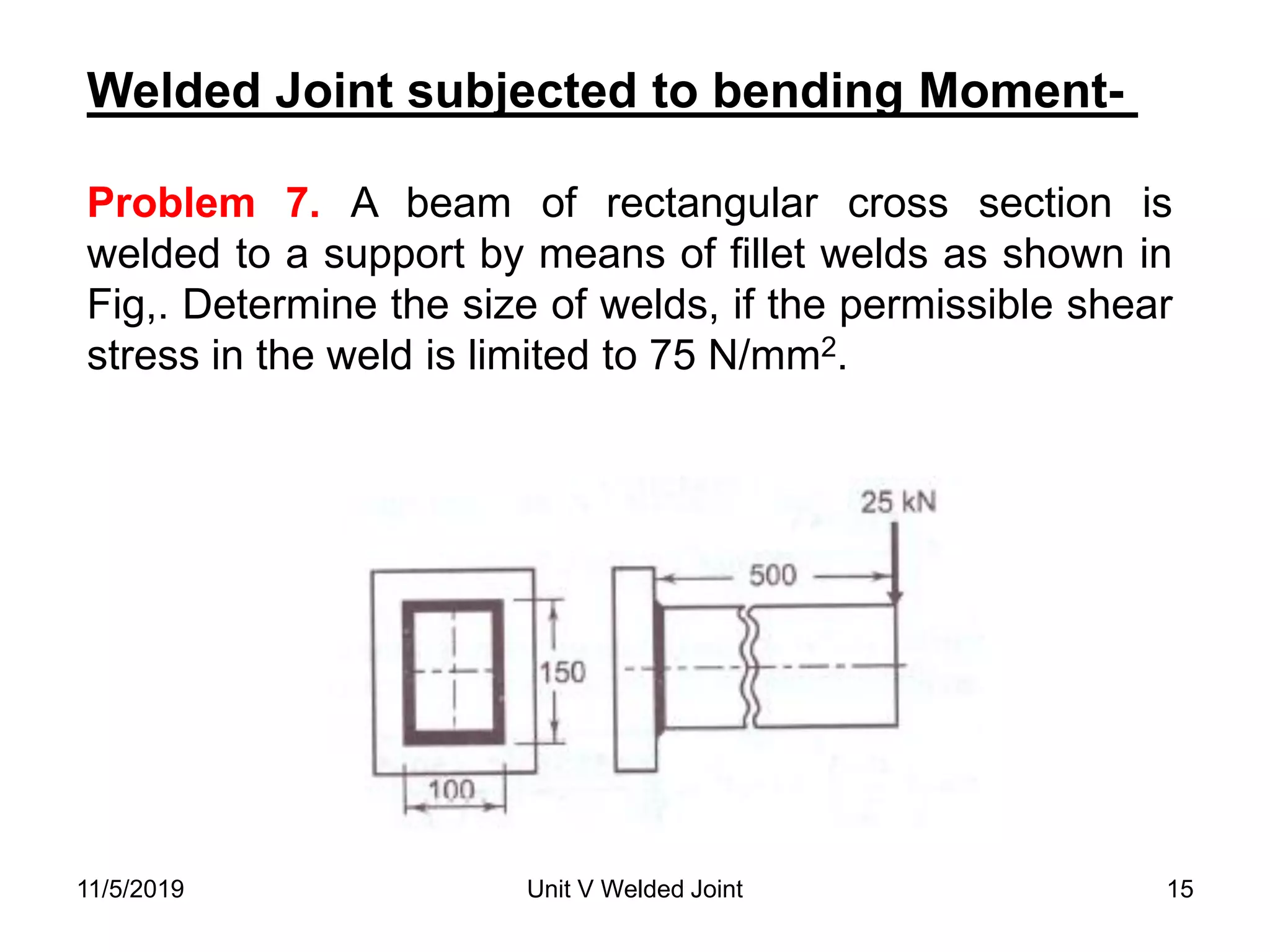 Unit 5.2 Welded joints | PDF