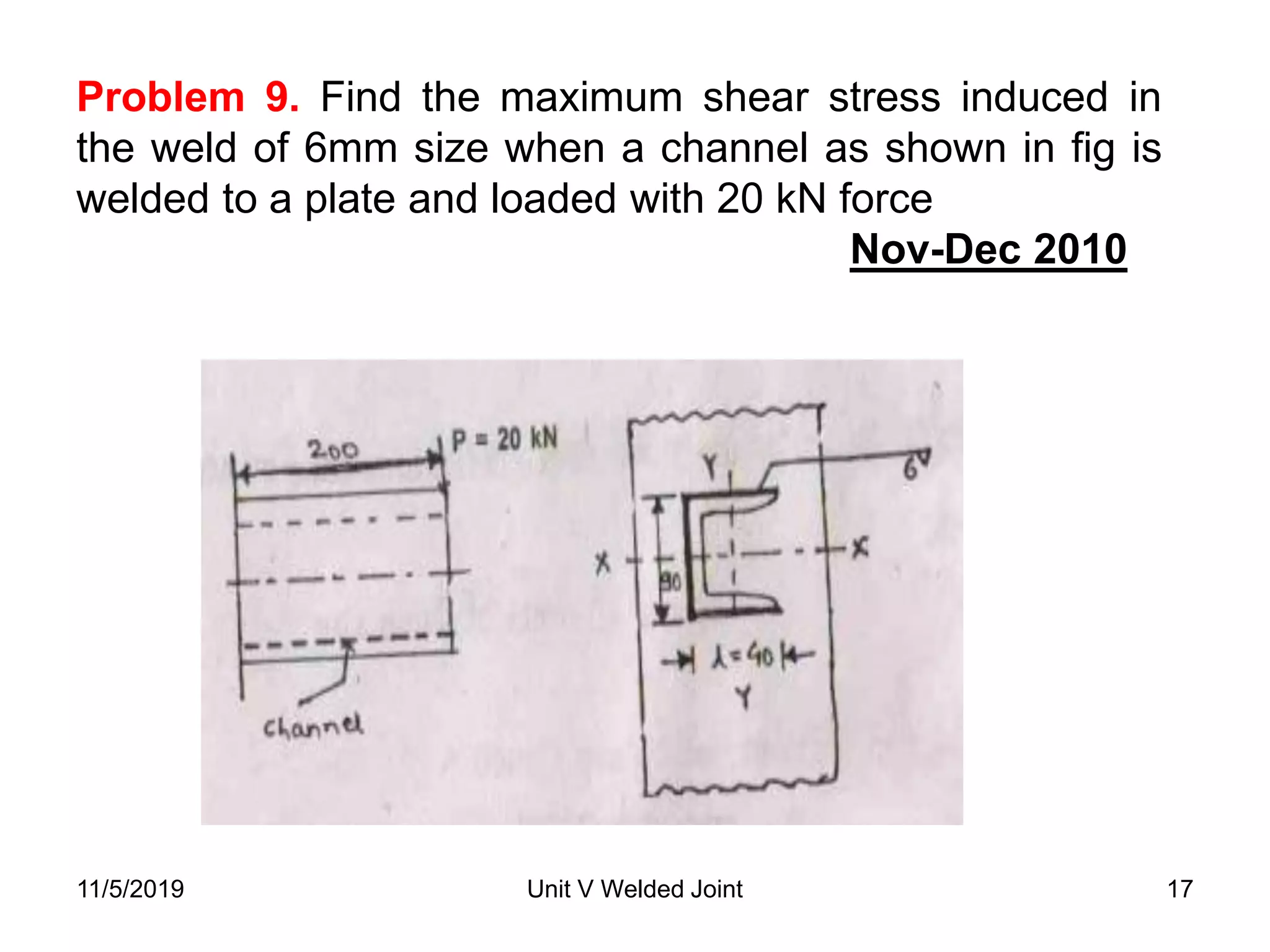 Unit 5.2 Welded joints | PDF