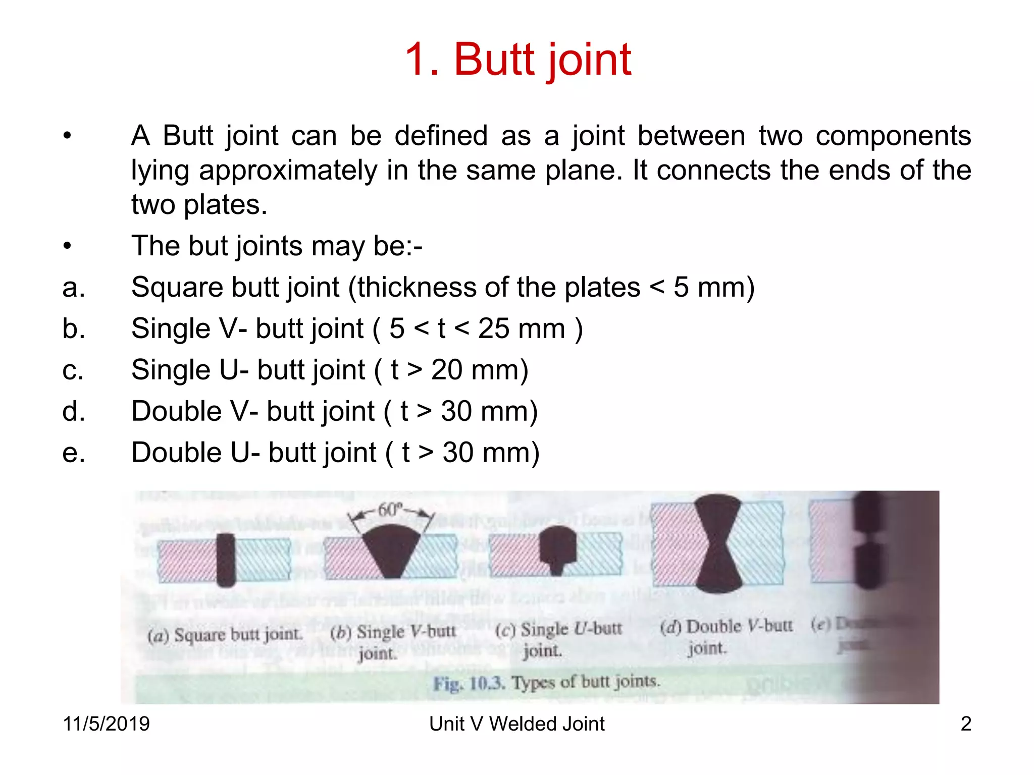 Unit 5.2 Welded joints | PDF