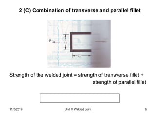 Unit 5.2 Welded joints | PDF