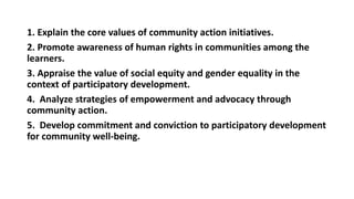 Community Engagement Part5 | PPTX