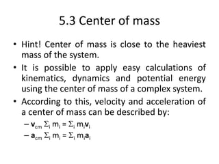 Unit 5: Impulse and momentum | PPT