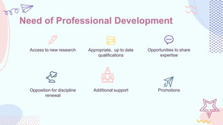Needs and Avenues of Continuous Professional Development | PPT