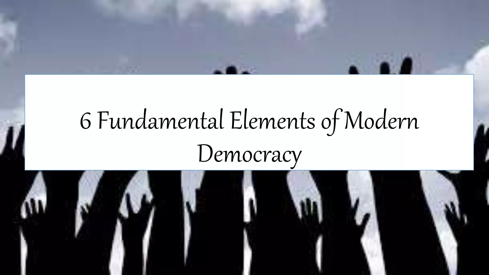 Unit 5: Democratic Interventions | PPTX