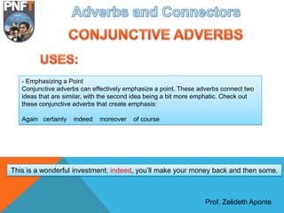 Unit 5. adverbs and connectors | PDF