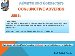 Unit 5. adverbs and connectors | PDF