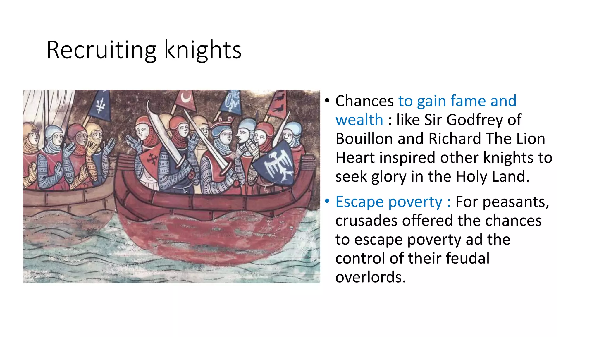 Unit 5.4 life as a crusader knight | PPT