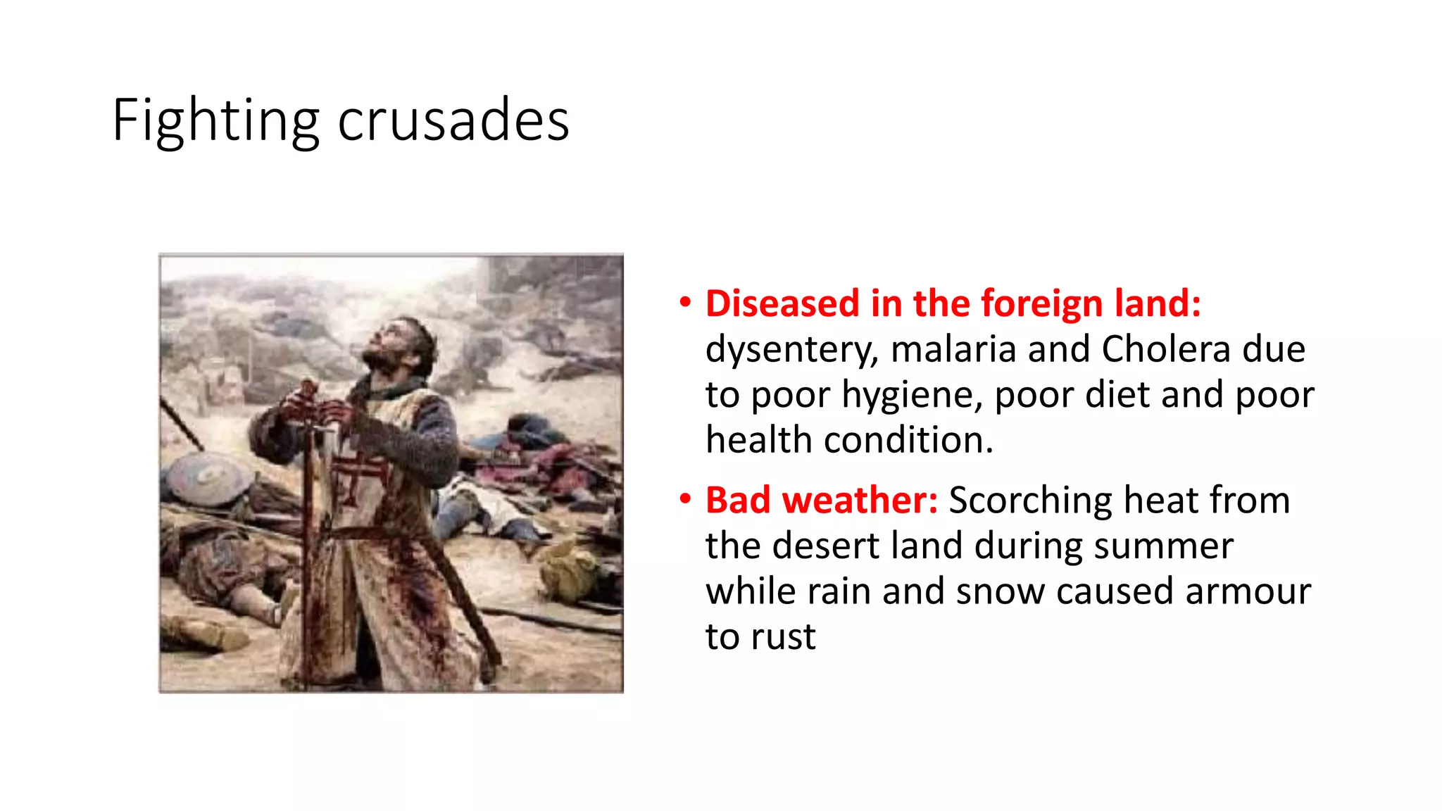 Unit 5.4 life as a crusader knight | PPT