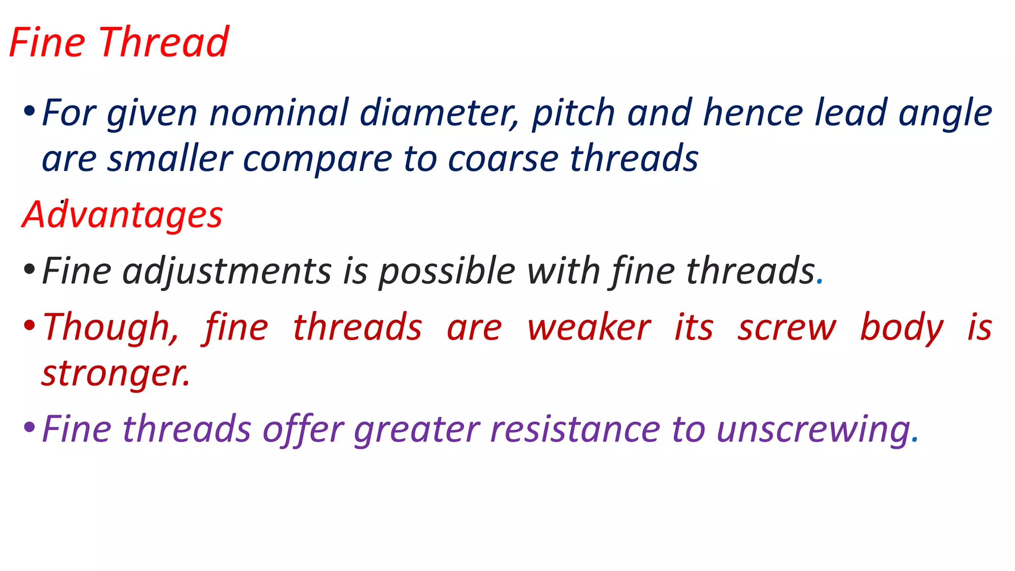 Unit 5 Design of Threaded and Welded Joints | PDF | Needlework | Arts ...