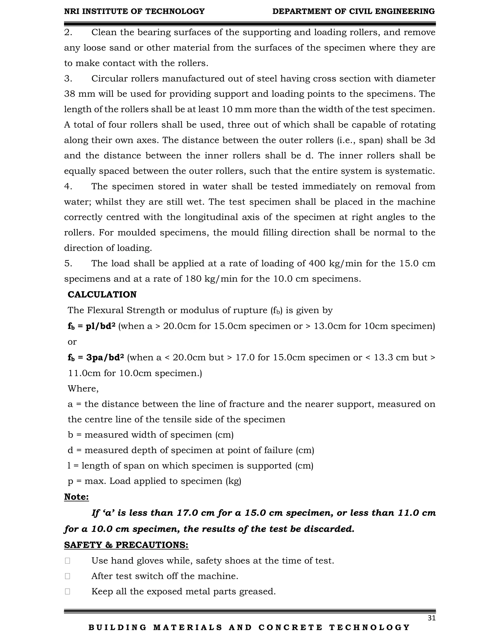 Building Materials and Concrete Technology Unit 5 | PDF