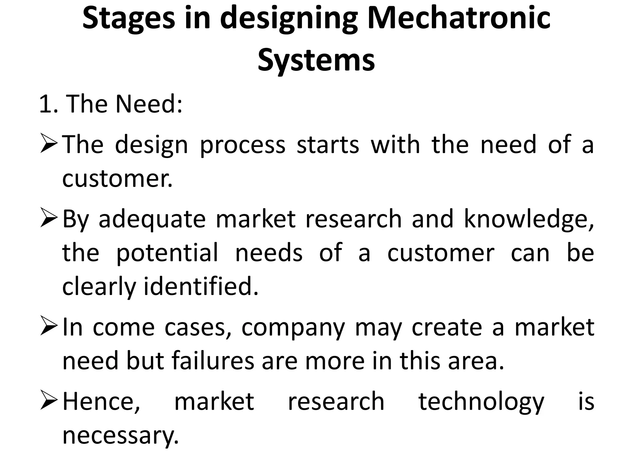 Design of Mechatronics System | PDF