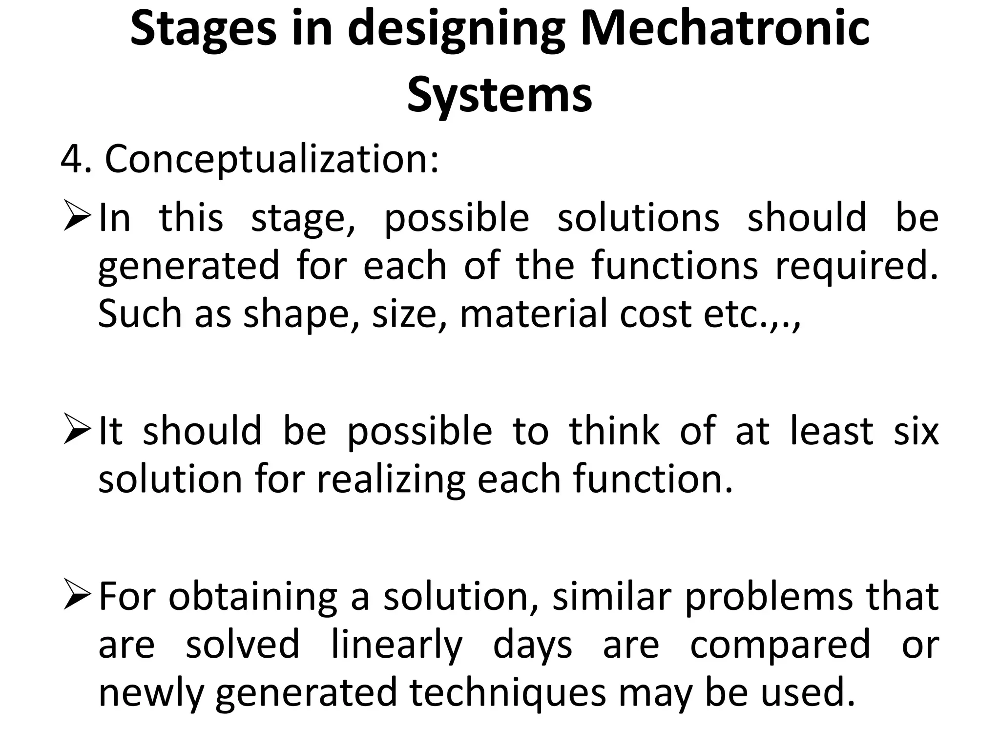 Design of Mechatronics System | PDF