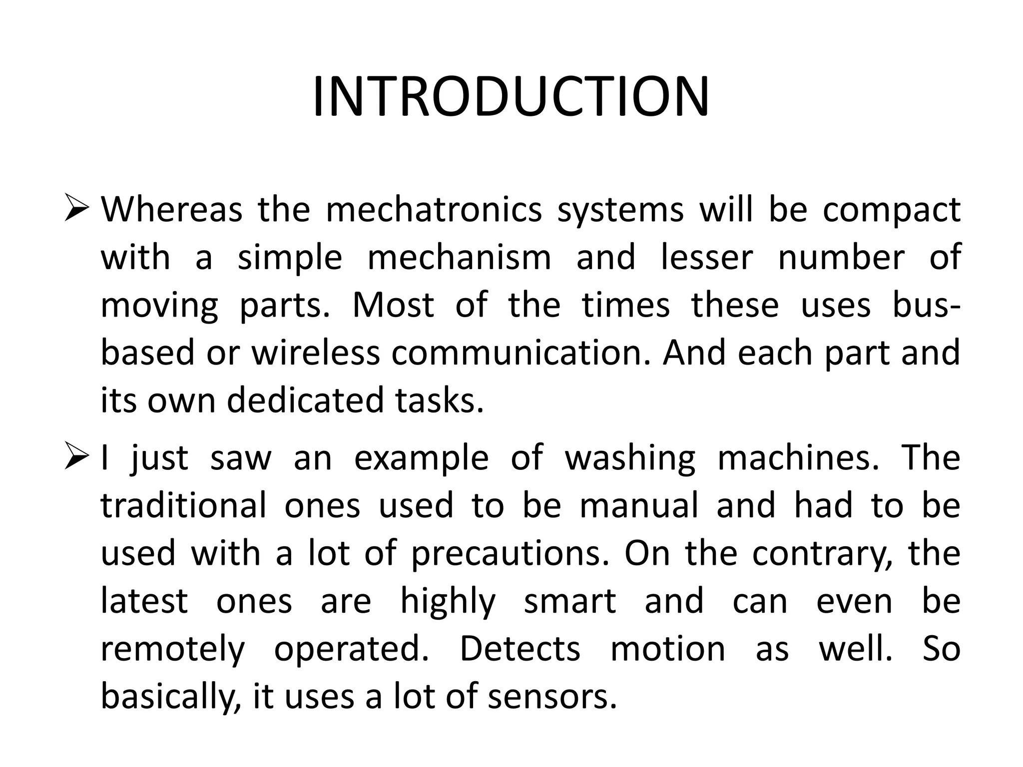 Design of Mechatronics System | PDF