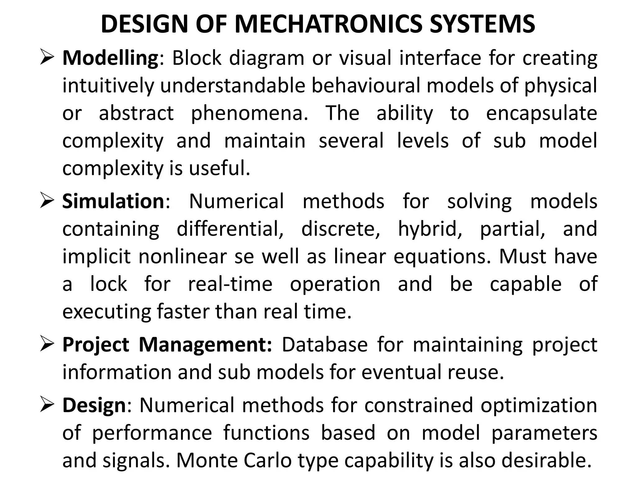 Design of Mechatronics System | PDF