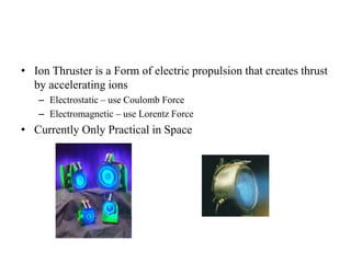 Electric Rocket Propulsion | PPTX
