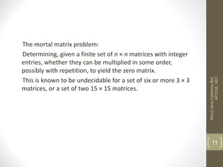 Theory of Computation Unit 5 | PPT