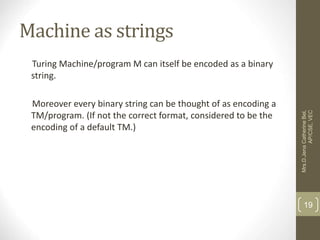 Theory of Computation Unit 5 | PPT