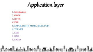 Application layer | PPTX