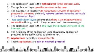 Application layer | PPTX
