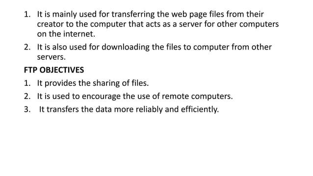 Application layer | PPTX | Internet | Computing