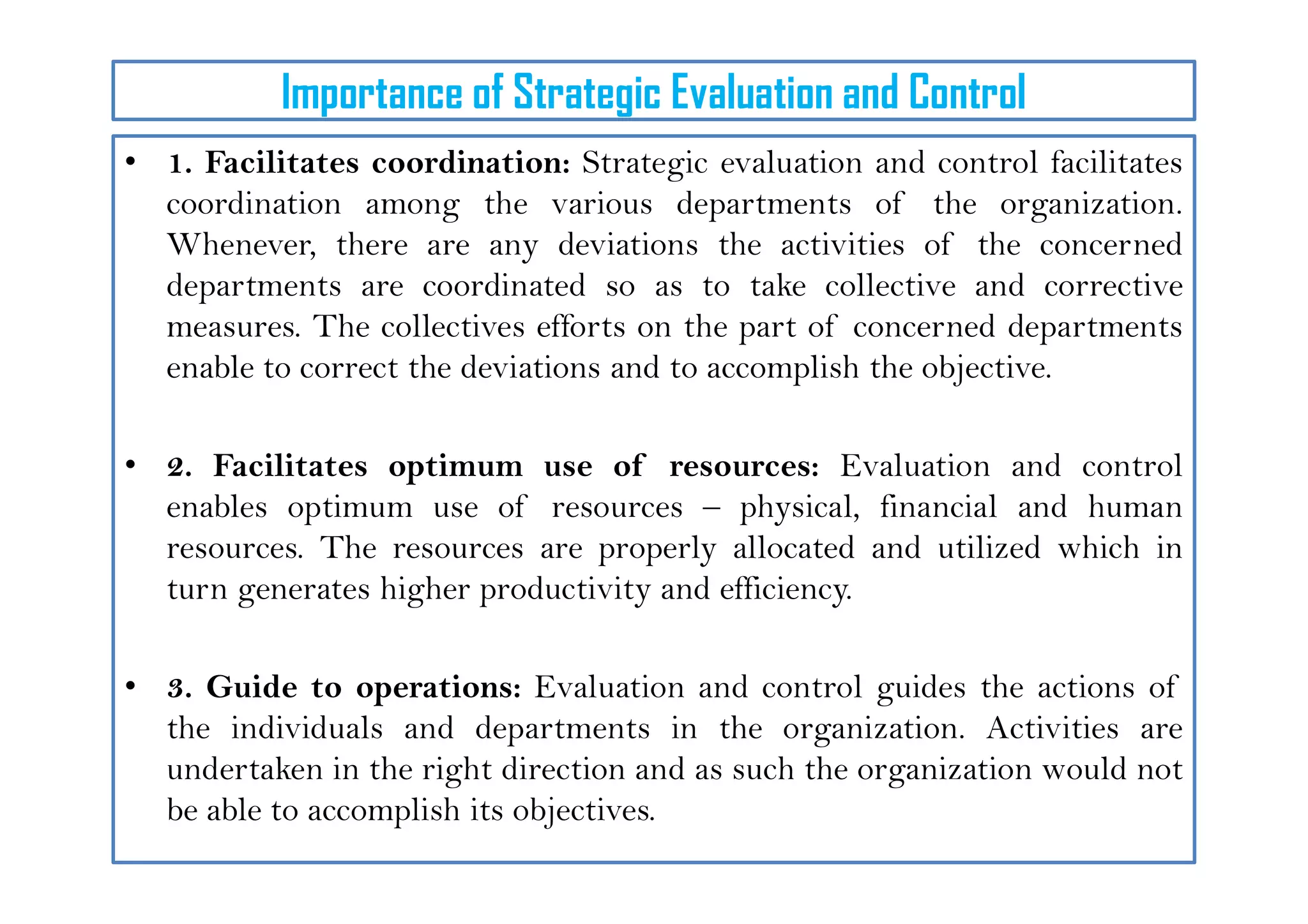 Unit 5 CSM: Strategic Evaluation and Comtrol | PDF