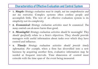 Unit 5 CSM: Strategic Evaluation and Comtrol | PDF