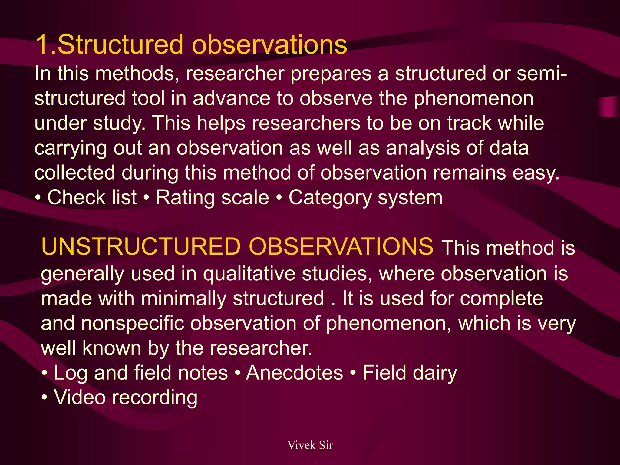 Methods of data collection research | PPTX
