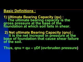Unit 5 BEARING CAPACITY AND SLOPE STABILITY.ppt