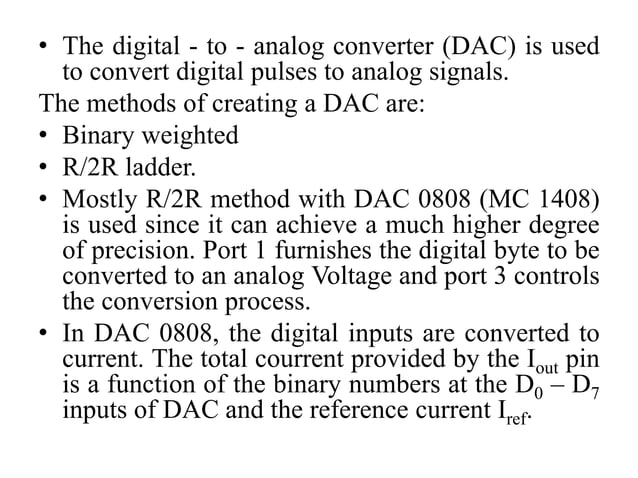 UNIT 5 Interfacing and Mixed Signal Controller.pptx