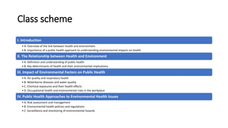 5.1. Health and environment, an approach from public health | PPT