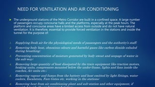 Mechanical systems in metro system and engineering | PPTX