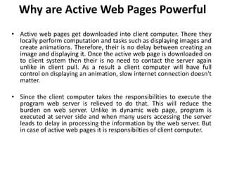 Active web page chapter for reading purpose | PPT