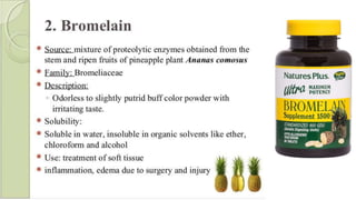 Unit 5. Enzymes and Proteins.pptx Pharmacognosy | PPTX