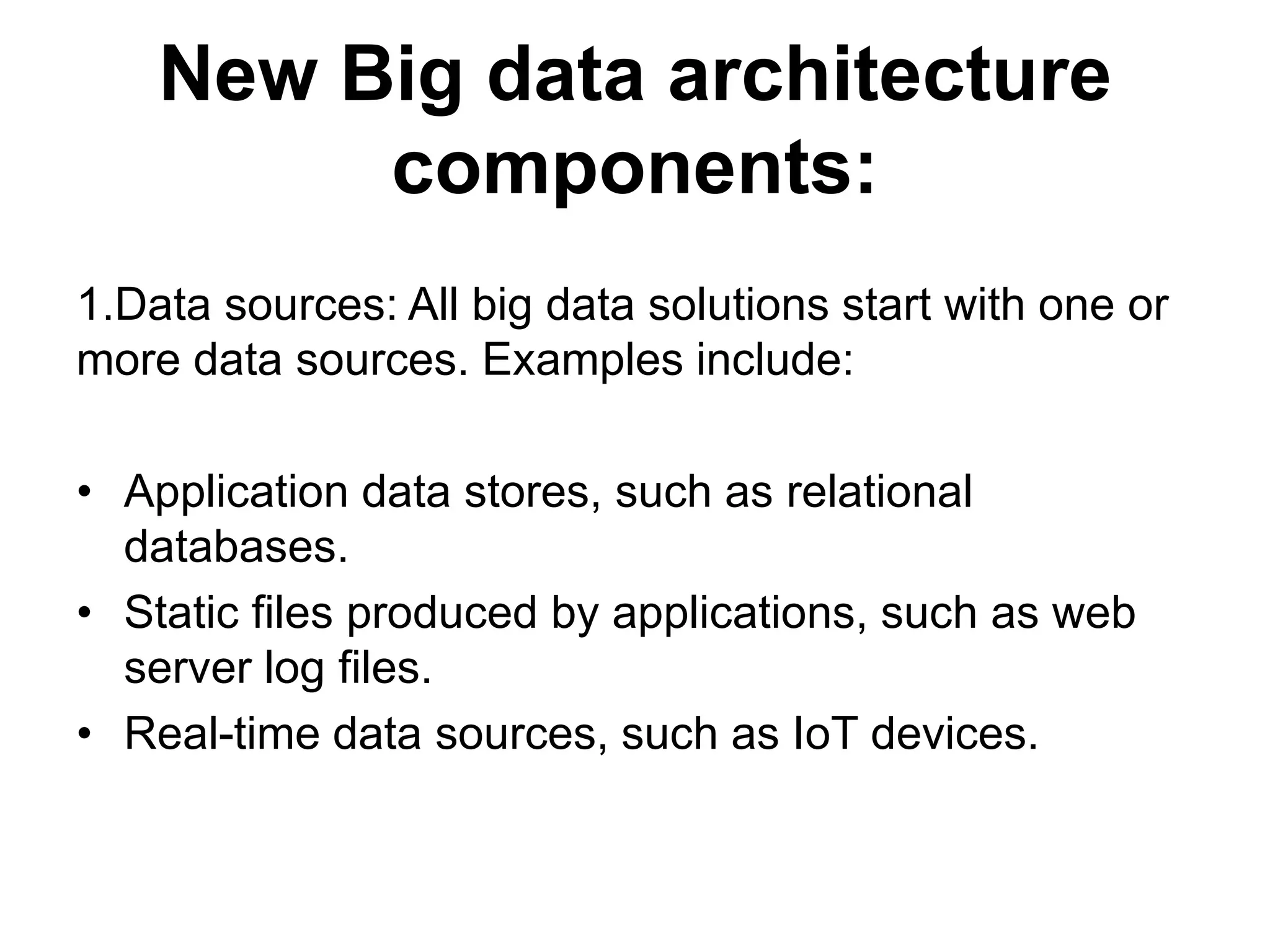 New Big Data Architecture In Hadooppptx 