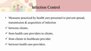 Infection Control Measures; Basic concepts | PDF