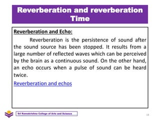 Properties of Matter - U5 - Acoustics and Ultrasonics -PPT 1 | PPTX