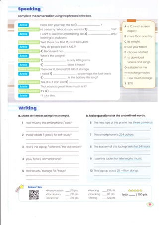 Bồi dưỡng tiếng anh I Learn smart 8 Unit 5 | PDF