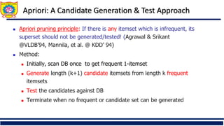 Frequent Pattern Analysis, Apriori and FP Growth Algorithm | PDF