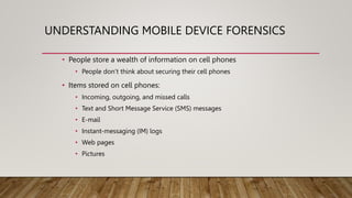 Network Forensics- Social Media Forensics | PPTX